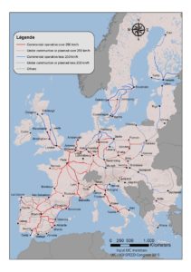 High Speed Rail Maps of Europe and North America | TopForeignStocks.com