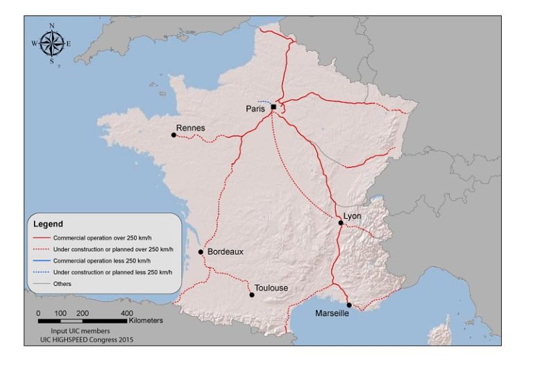 High Speed Rail Maps of Europe and North America | TopForeignStocks.com