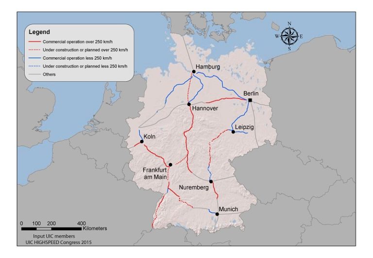 High Speed Rail Maps of Europe and North America | TopForeignStocks.com
