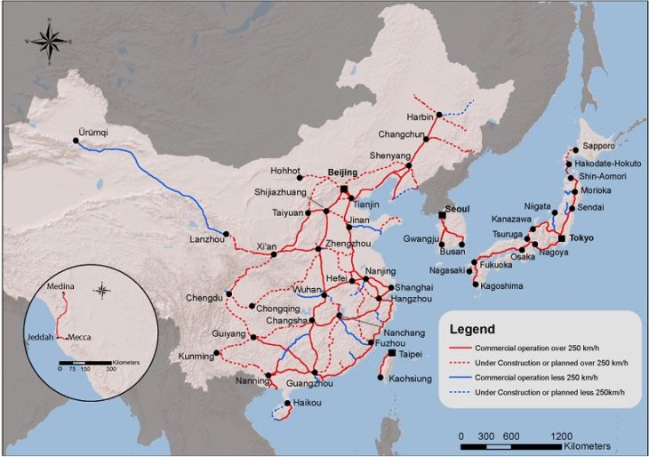 High Speed Rail Maps of Europe and North America | TopForeignStocks.com