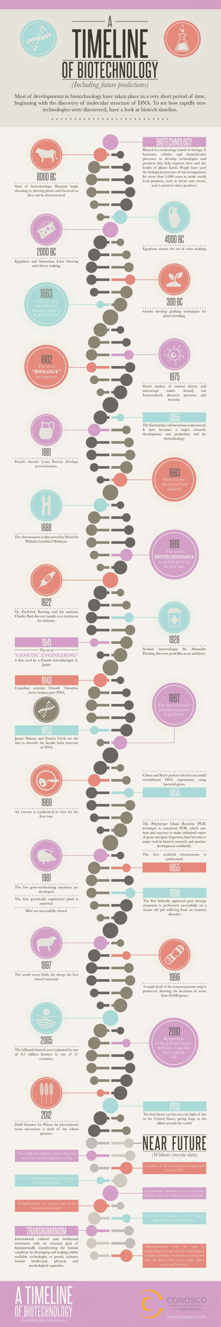 A Timeline of Developments in Biotechnology – Part 2: Infographic ...
