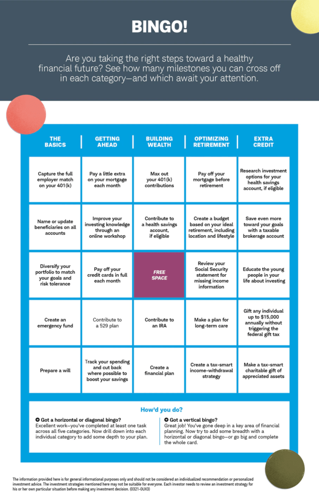 Financial Planning Bingo: Infographic | TopForeignStocks.com
