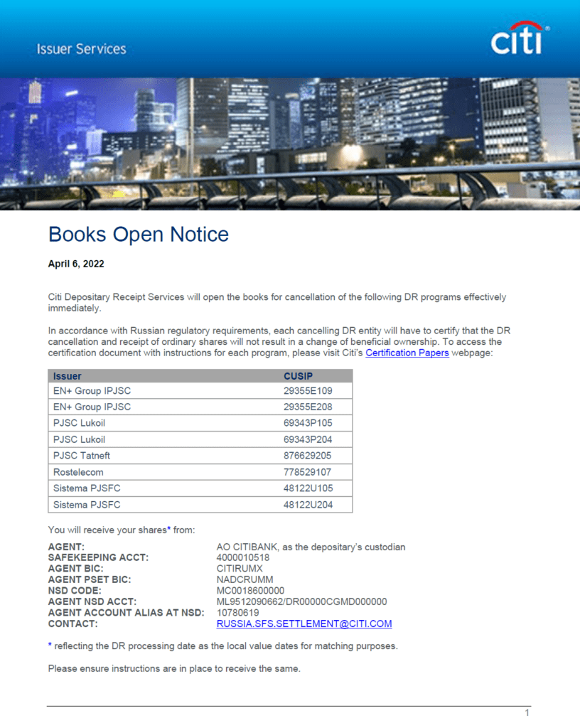 Some Russian ADRs Can Be Converted To Ordinary Shares Now ...