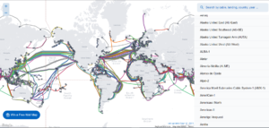 Submarine Cable Map of the World | TopForeignStocks.com